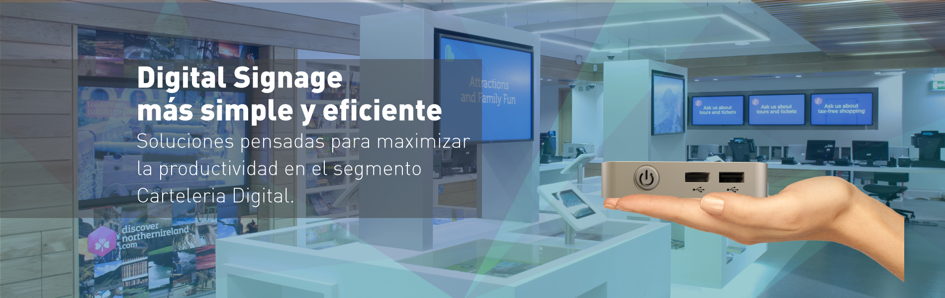 Digital-Signage-Slide - Multi-PC Tecnología Thin Client & VDI